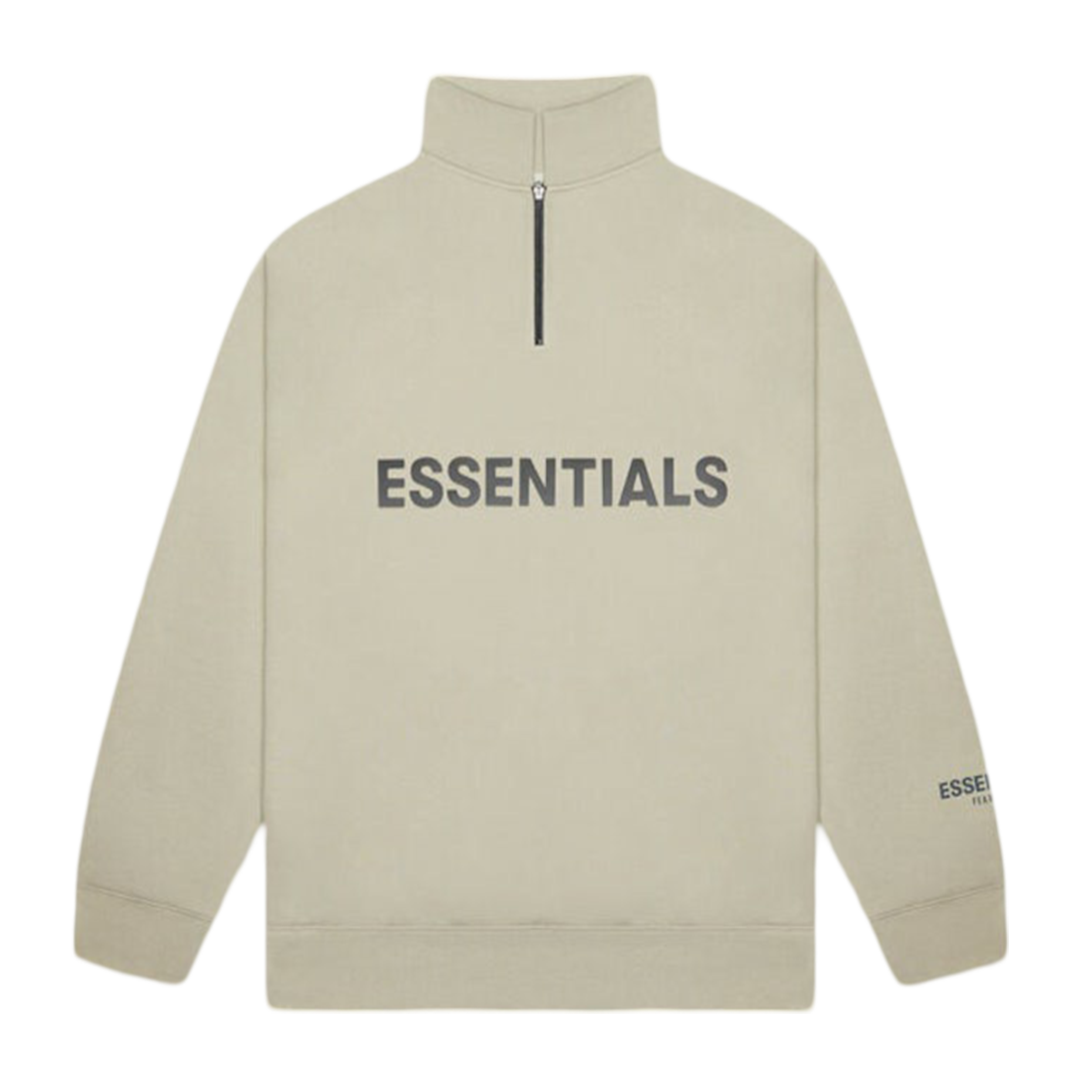 Fear of God Essentials Sweatshirt Half-zip Moss (SS20)