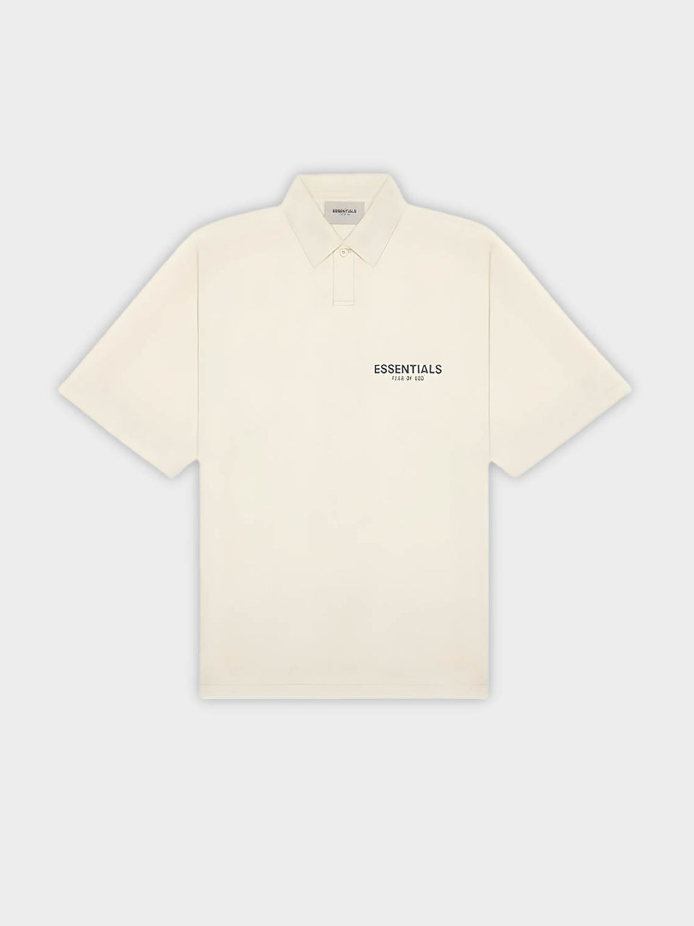 Fear of God Essentials T-Shirt Polo Cream (FW20) – GENESIS17