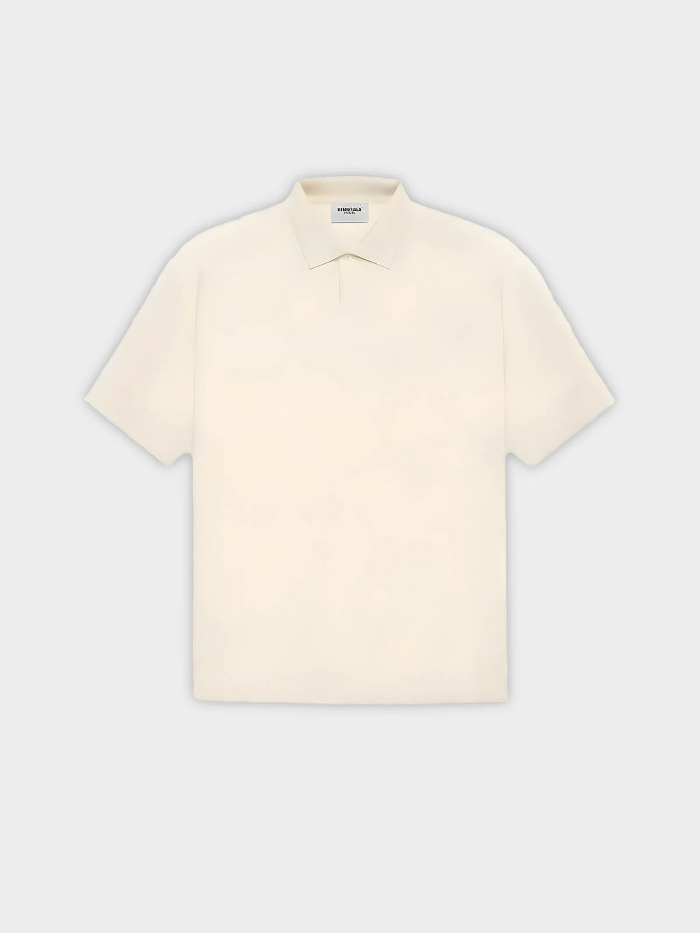 Fear of God Essentials T-Shirt Polo Cream (SS21) – GENESIS17